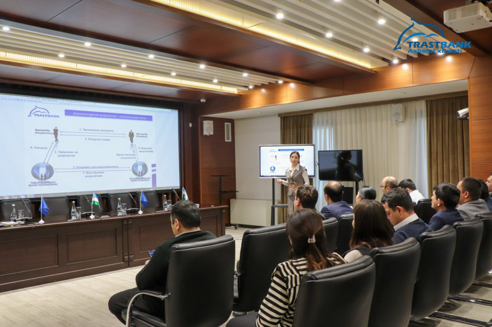 TDIU talabalari uchun mahorat darsi o‘tkazildi - «Trastbank» XAB