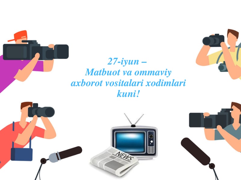 Bayram muborak bo‘lsin, matbuot va ommaviy axborot vositalari xodimlari! - «Trastbank» XAB